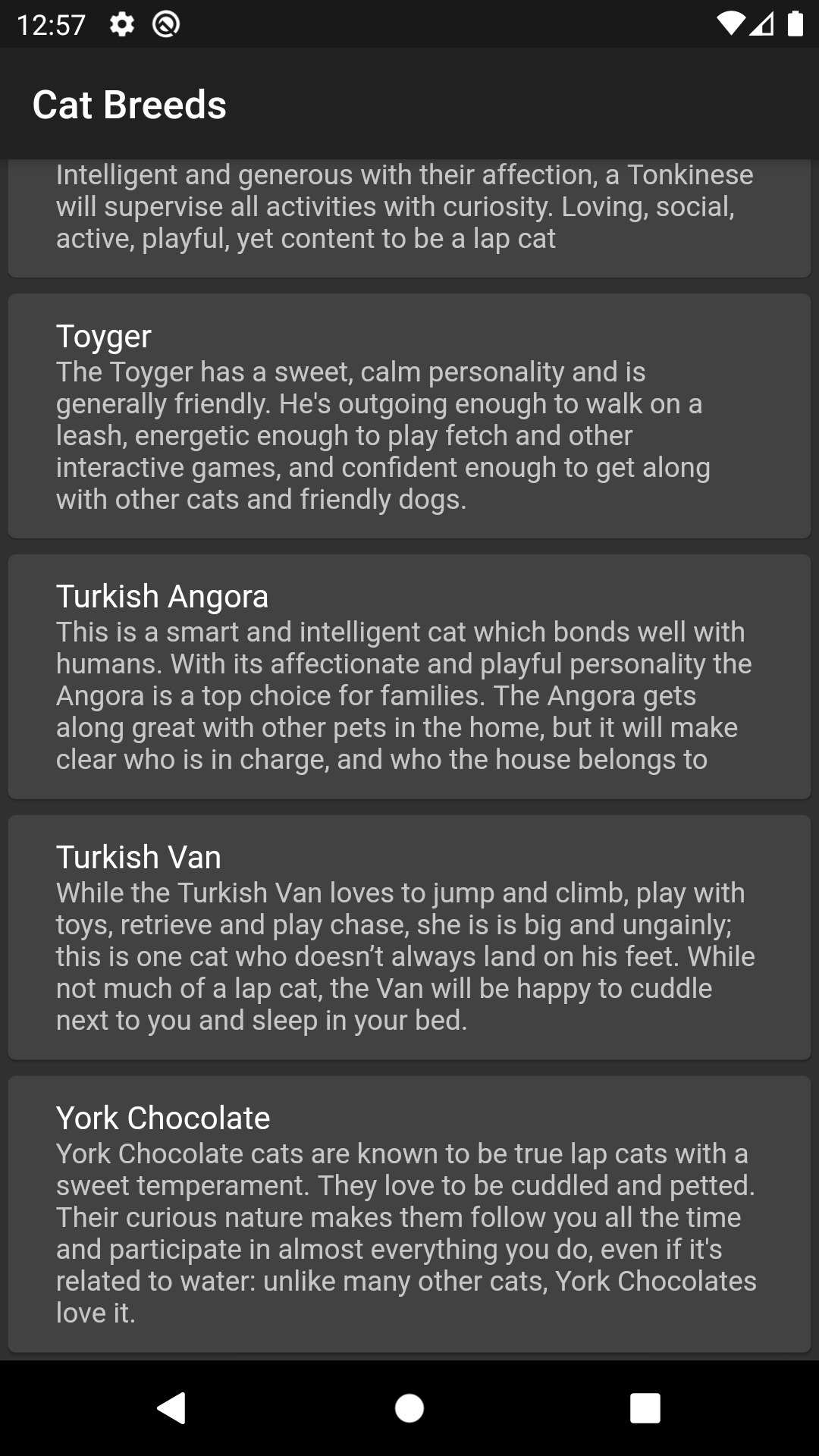 GitHub - SevdanurGENC/Flutter-Cat-Breeds