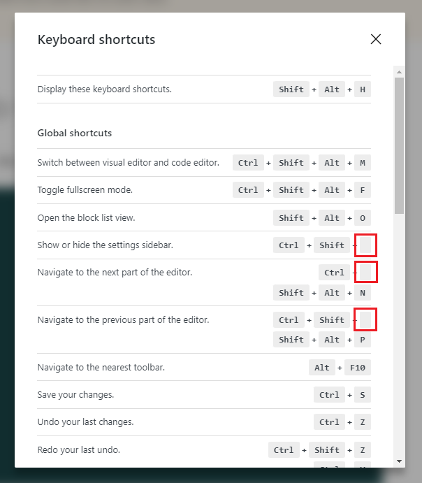 Keycodes: Symbols are removed in the shortcut modal · Issue #43136 ...