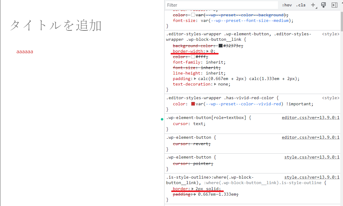 [Block] Buttons: Border color does not respond to text color in FSE themes · Issue #43535 ...