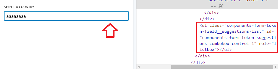 Comboboxcontrol Empty `ul` Tags Is Rendered When There Are No Suggestions · Issue 46819