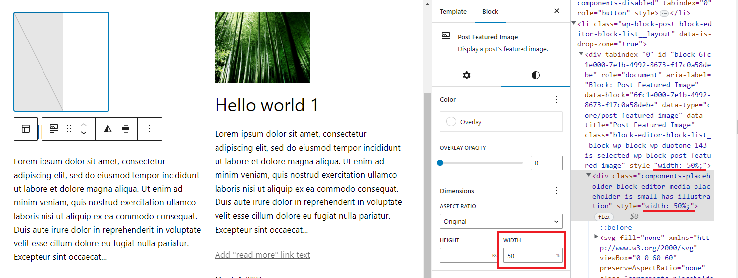 Post Featured Image: Images and placeholders do not display properly ...