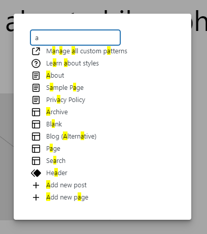 WP6.3: Command Palette has no style applied · Issue #52097 · WordPress/gutenberg · GitHub