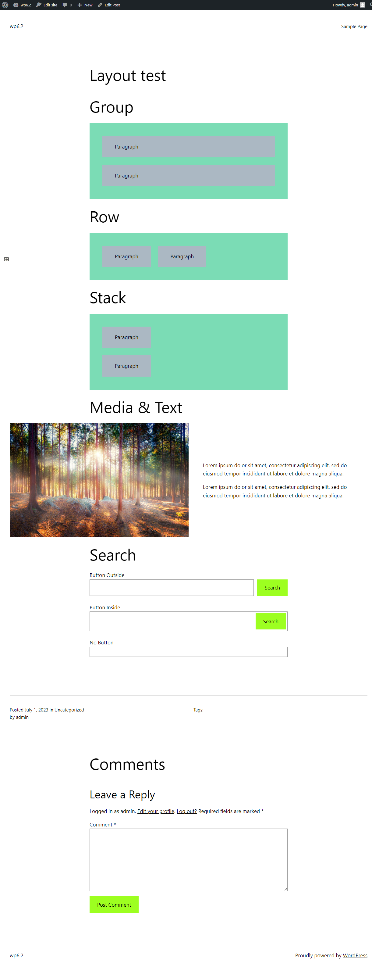 [WP6.3] Styles not applied to some blocks · Issue #52199 · WordPress ...