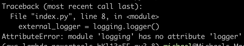Docs: Logger - `Cloning Logger config to all other registered standard loggers` example has ...
