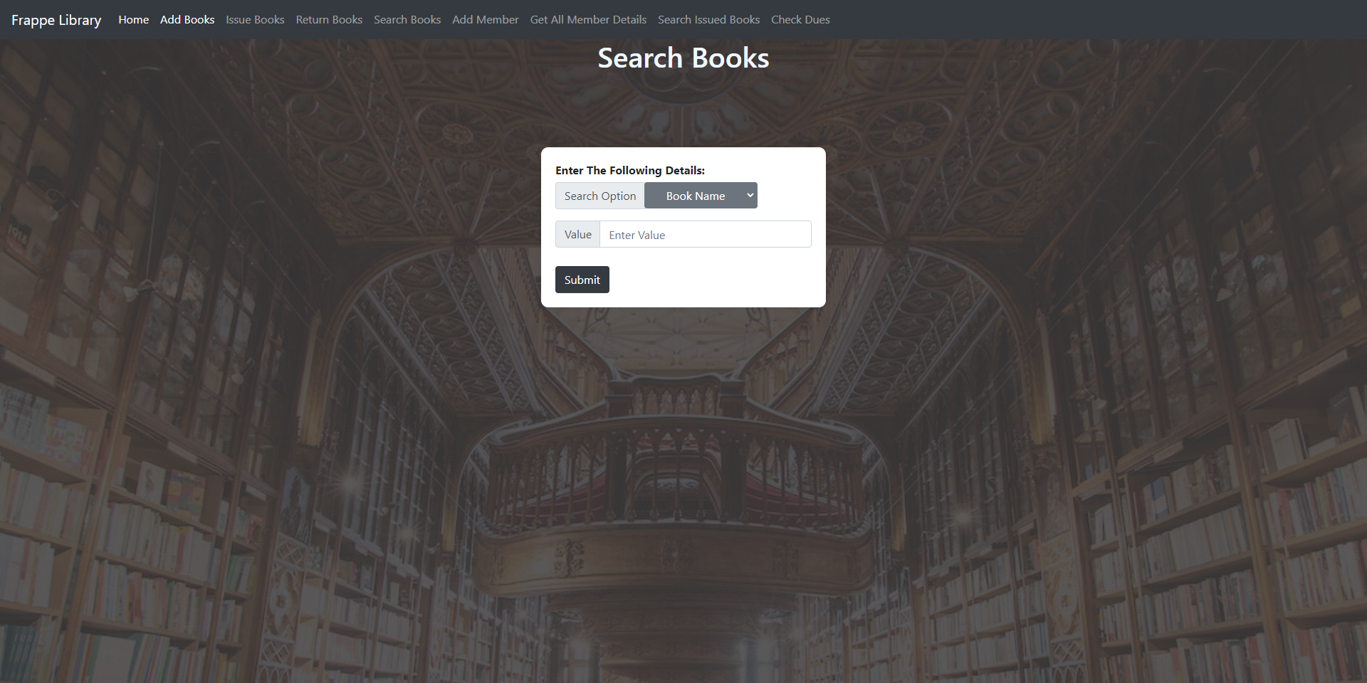 GitHub - devdhawan2689/Frappe-Library-Management-System: This Repository Contains Code For the ...