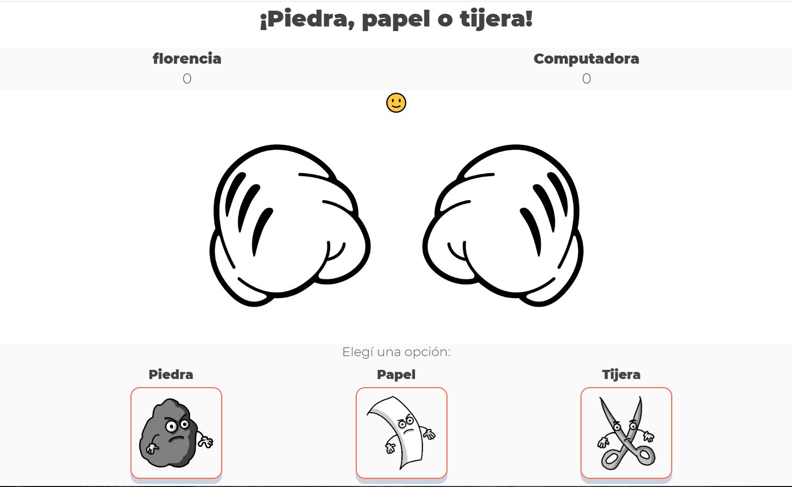 GitHub - flordemol/Piedra-Papel-Tijera: Juego de "Piedra, Papel o ...