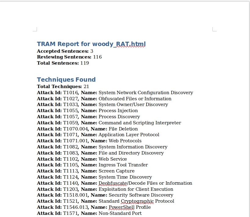 GitHub - sscretchen/ctireports: Analyzing CTI reports with TRAM and the ...
