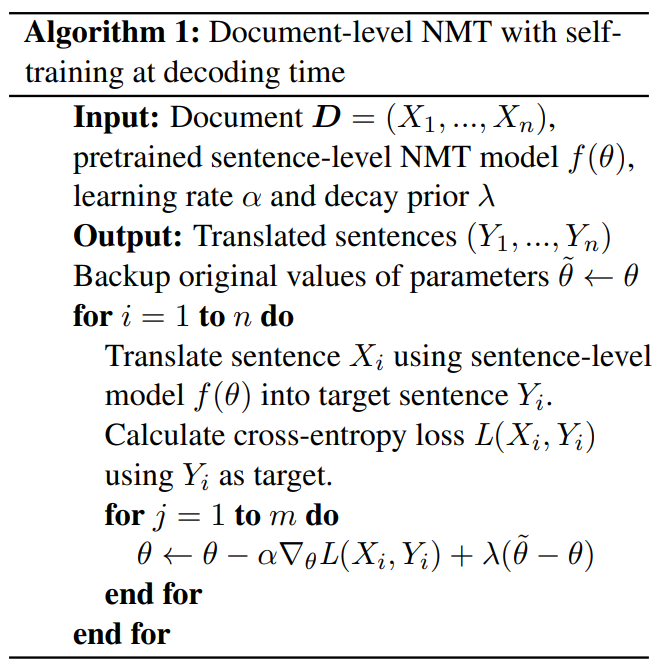 Capturing document context inside sentence-level neural machine ...