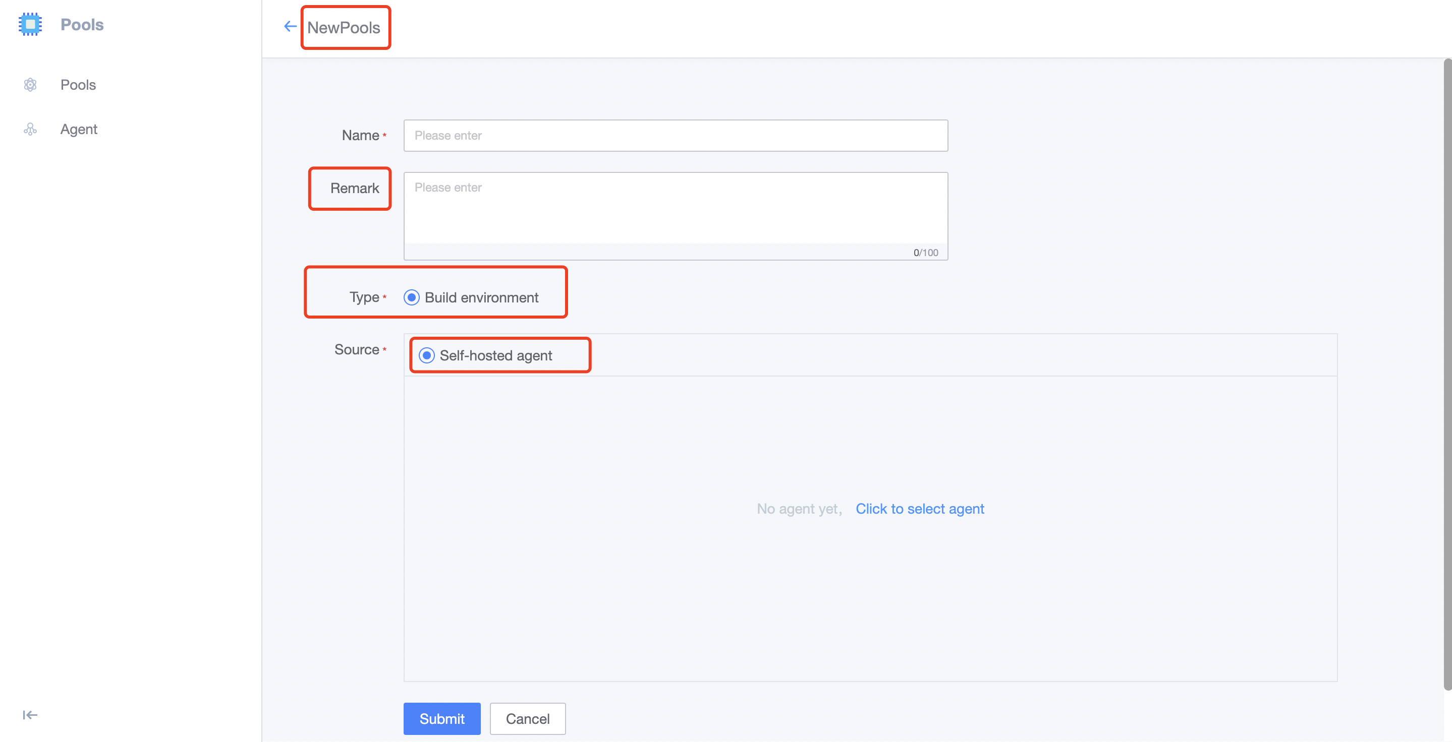 feat：新增环境页面优化 · Issue #8622 · TencentBlueKing/bk-ci · GitHub