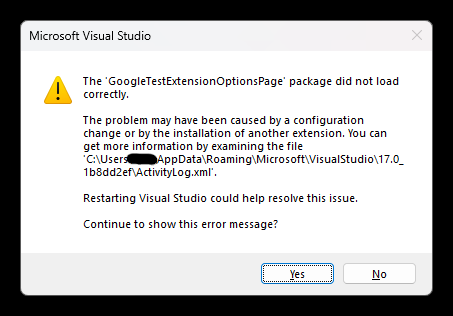 Visual Studio 2022 support · Issue #333 · csoltenborn/GoogleTestAdapter ...