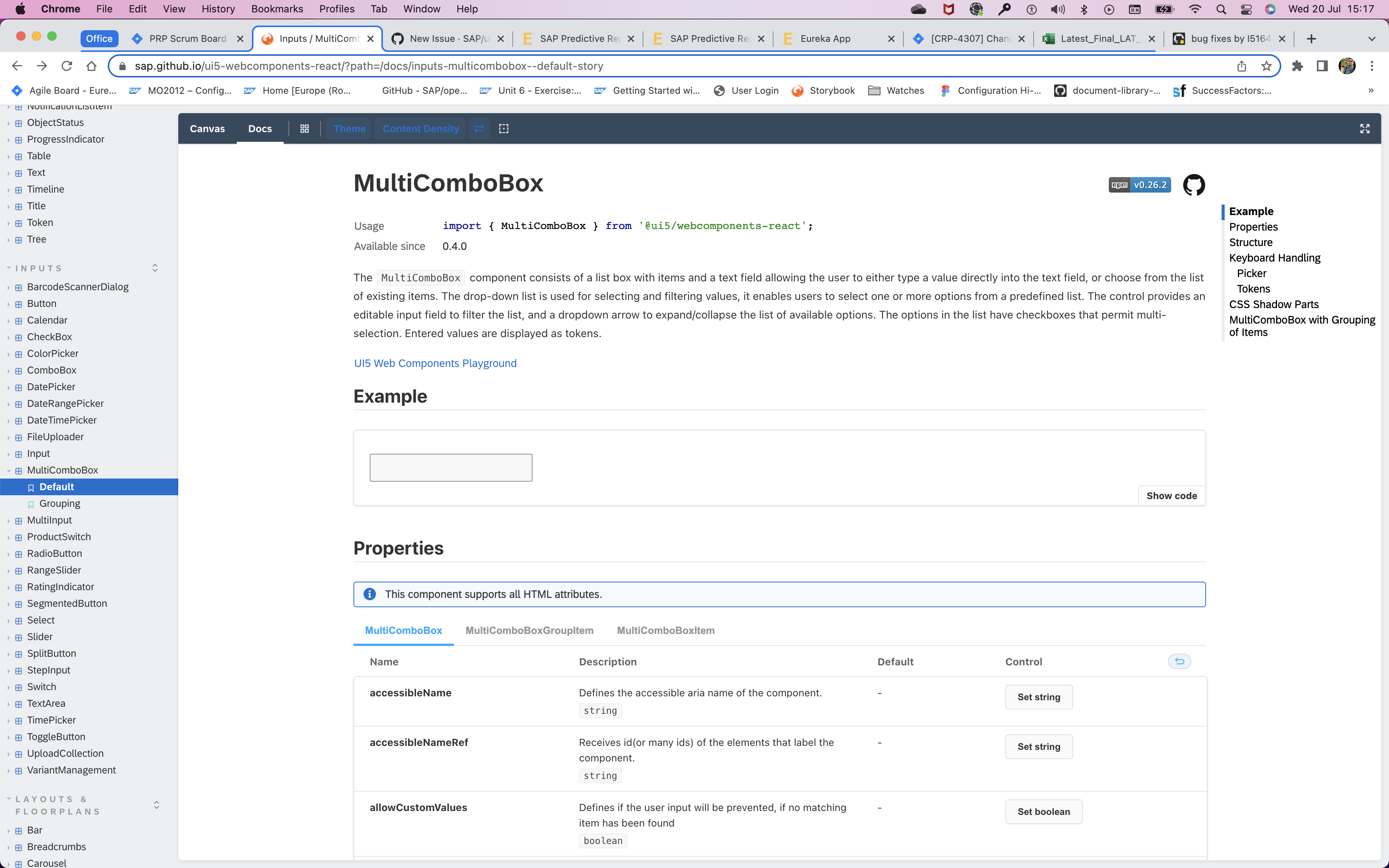 Multicombobox Readonly Hides Data · Issue 5540 · Sap Ui5 Webcomponents · Github