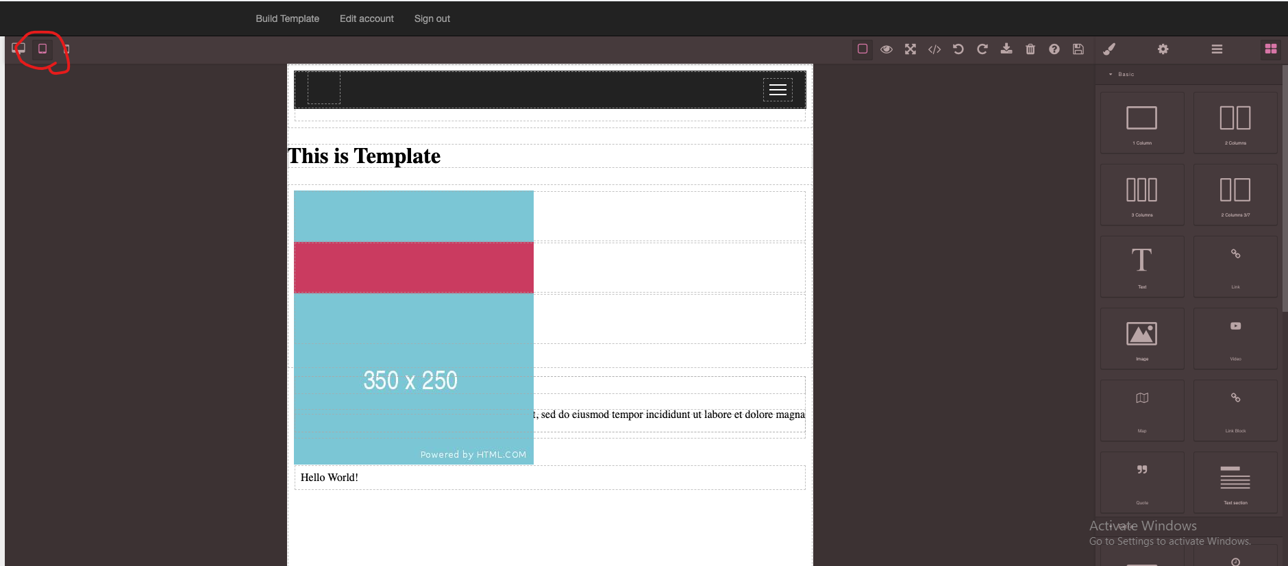 Mobile device view is not working well. · Issue #2470 · GrapesJS/grapesjs · GitHub