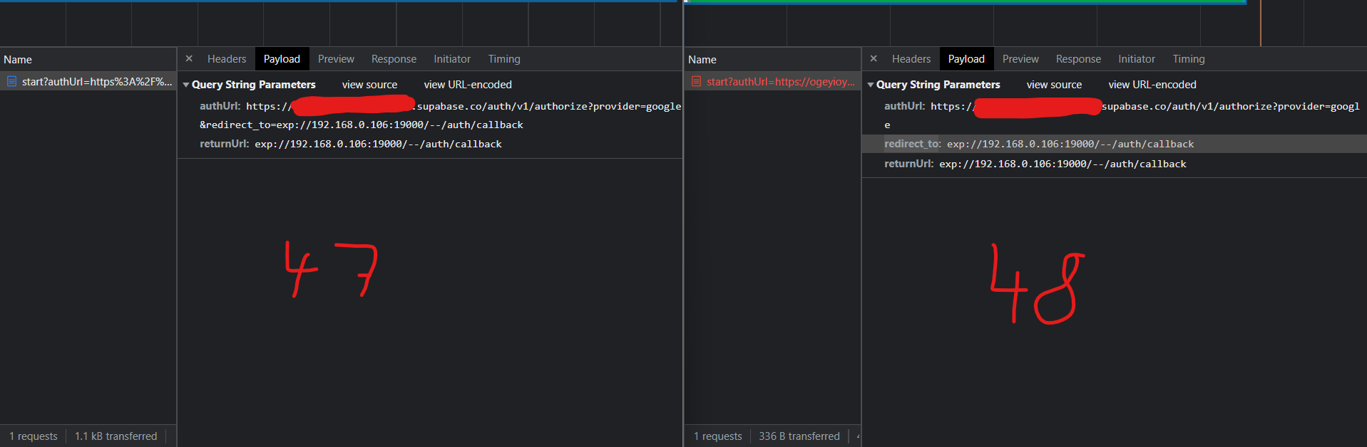 After upgrading the expo-auth-session to 4, an error occurs when calling authUrl with startAsync ...