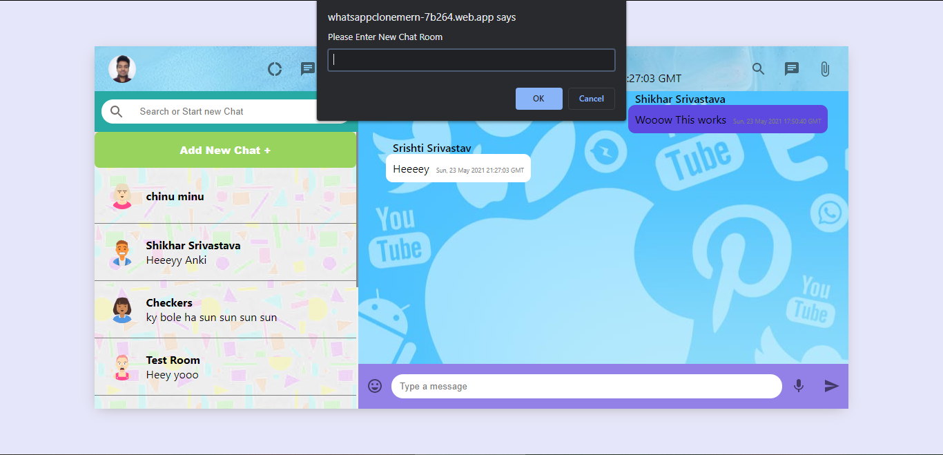 GitHub - shikhar1020/WhatsappClone: WhatsApp Clone build with MERN stack.