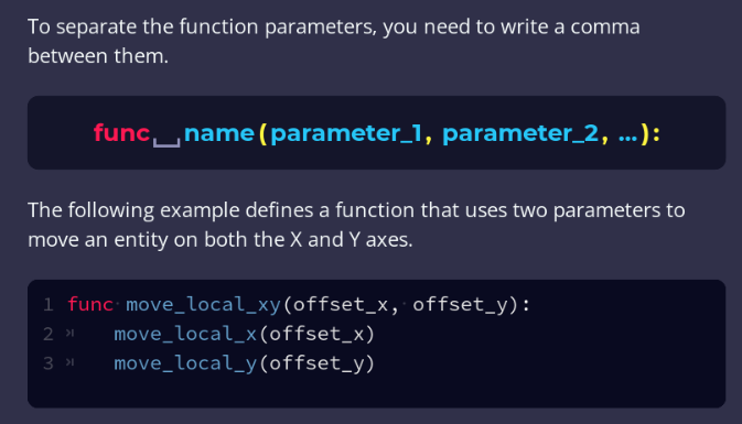 Some examples' code is not explicit and comprehensive · Issue #81 · GDQuest/learn-gdscript · GitHub