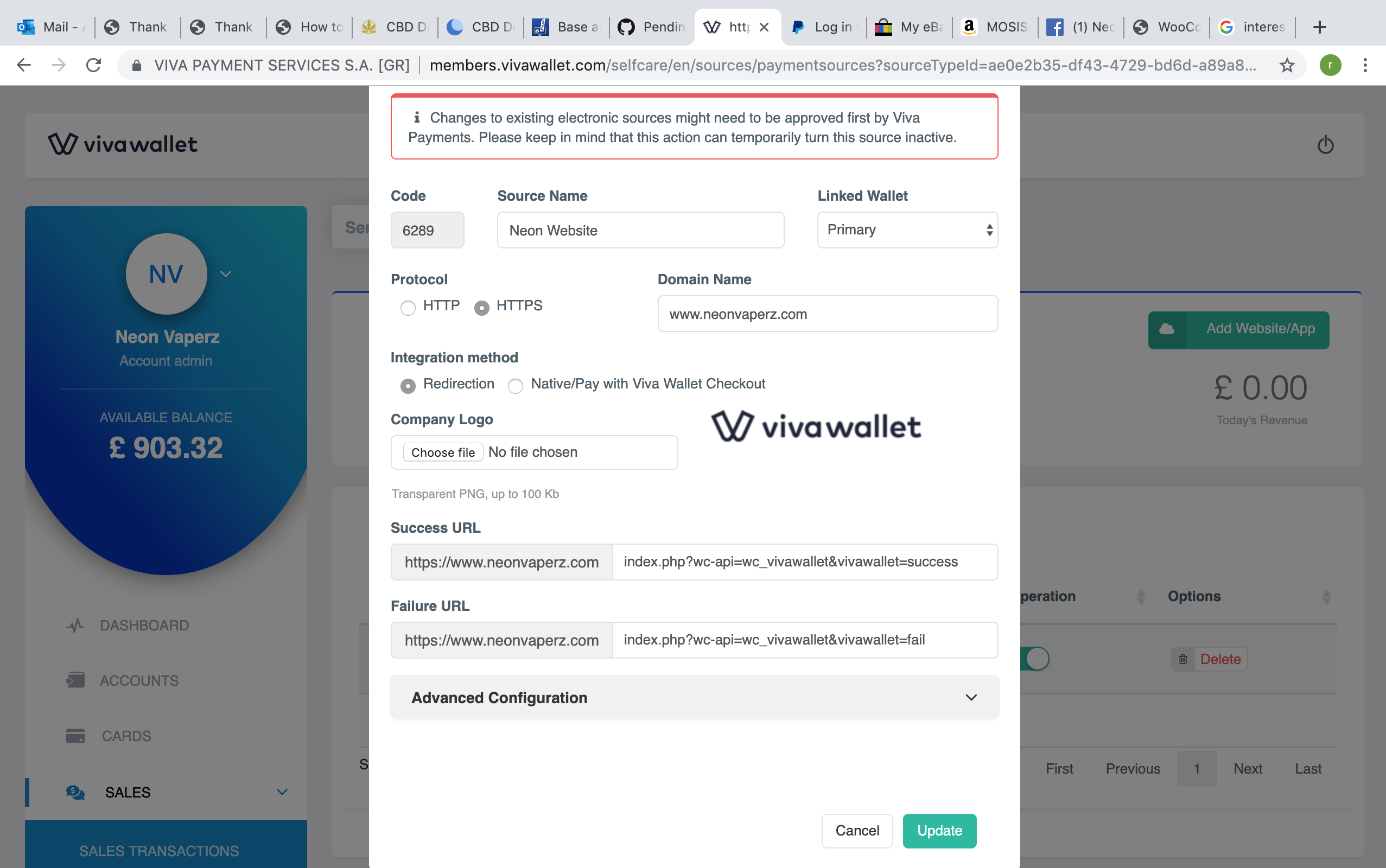 Viva Wallet for WooCommerce – at checkout "this site is experiencing technical issues" (error ...