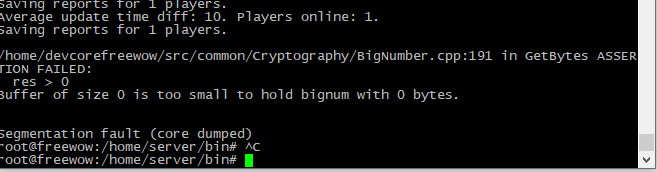 Crash: Worldserver asserting in BigNumber.cpp · Issue #4981 · azerothcore/azerothcore-wotlk · GitHub