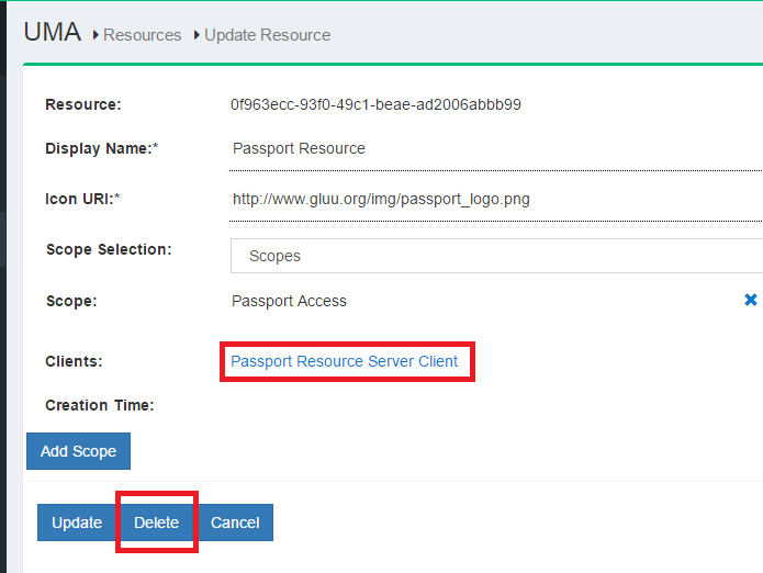 Offer means to create UMA resource and edit associated client · Issue #1077 · GluuFederation ...