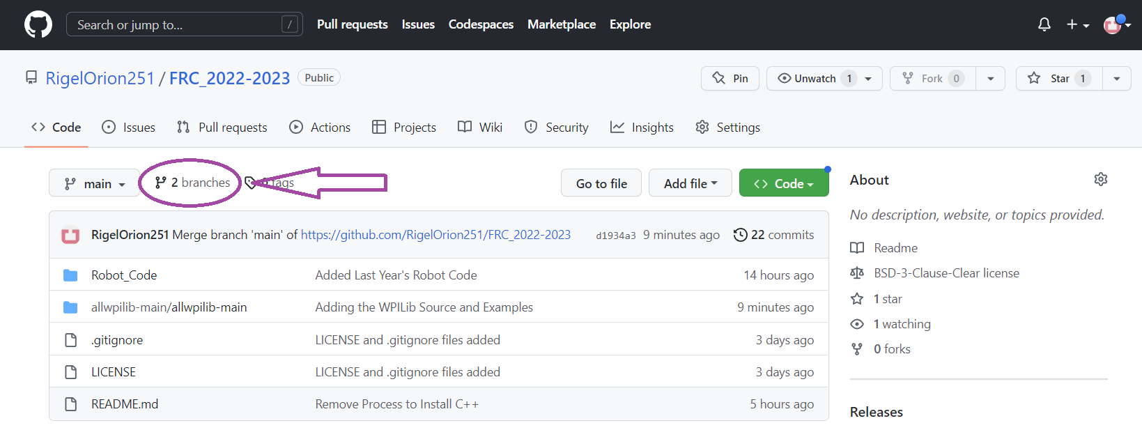 GitHub - TEAMLIGHTSABERS/FRC_2022-2023: FRC Code Directory