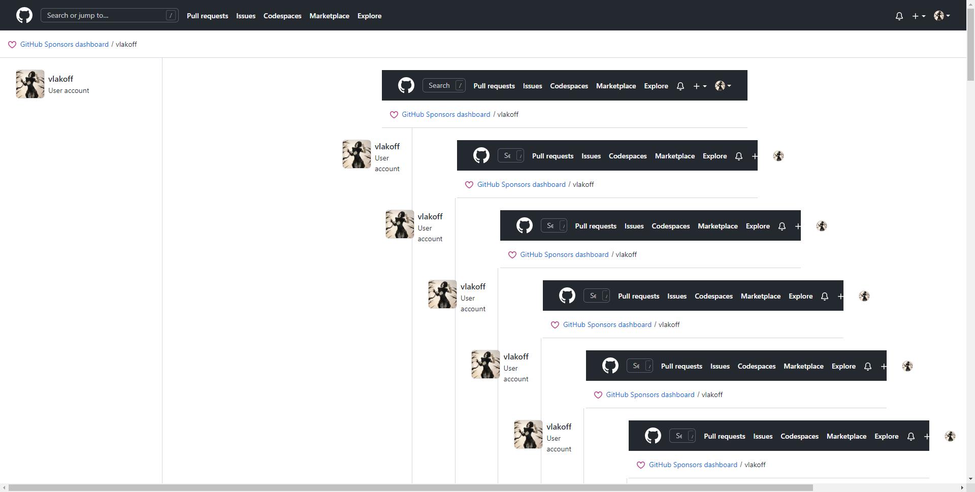 Recursive, infinite loading on dashboard of disabled sponsor account · community · Discussion ...