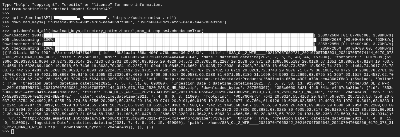 HTTP status 403 Forbidden: User quota exceeded · Issue #493 · sentinelsat/sentinelsat · GitHub