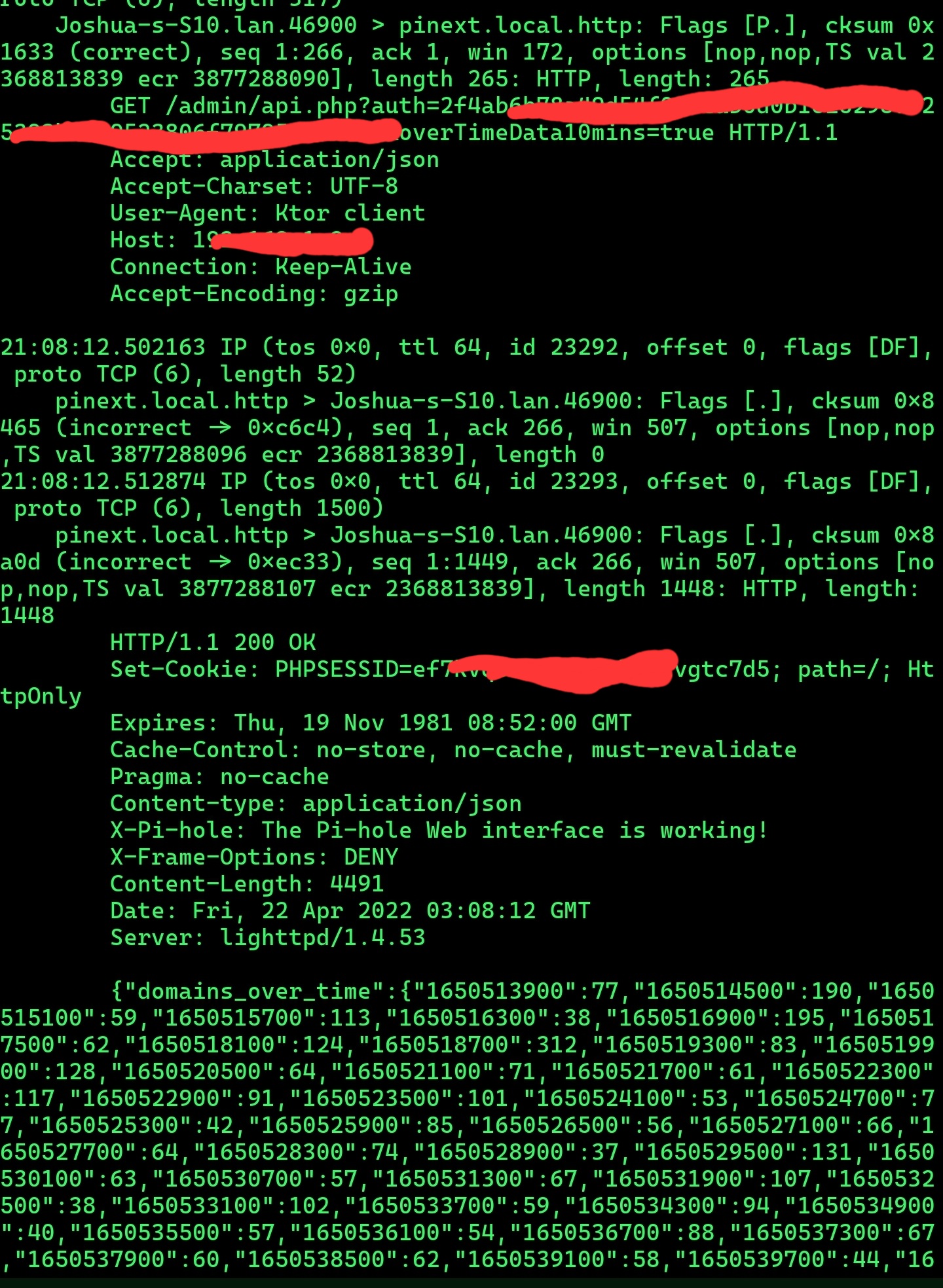 [BUG] No longer will connect since updating to pihole FTL V5.15 · Issue #95 · tien/pi-hole ...