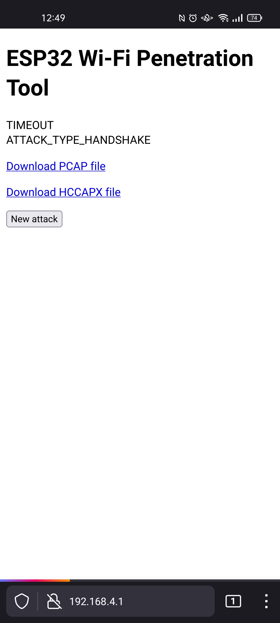 Cannot download any file from the site · Issue #15 · risinek/esp32-wifi-penetration-tool · GitHub