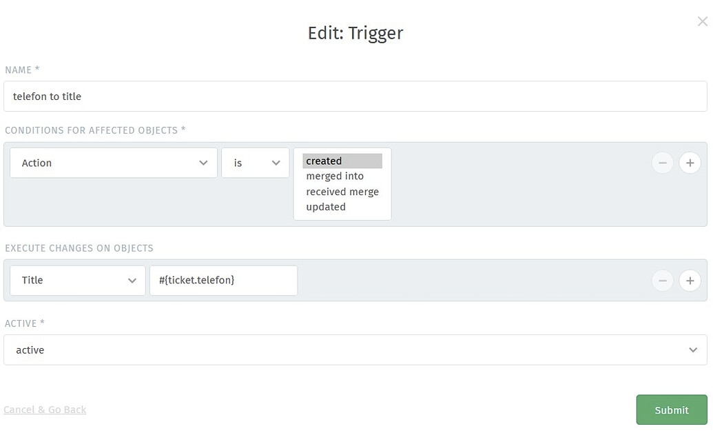 Allow placeholders in trigger perform actions for ticket/custom ...