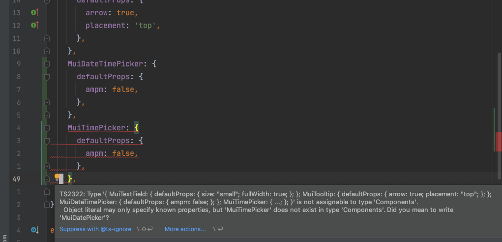 [TypeScript] `MuiTimePicker` is missing from the LabComponents in ...