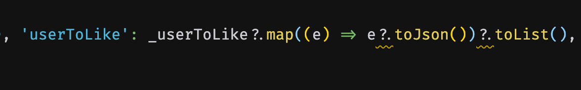 Warning: Operand of null-aware operation '?.' has type ' ' which excludes null. · Issue #801 ...