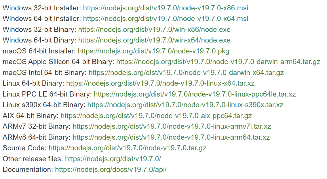 Formatting for release blog post downloads · Issue #5146 · nodejs ... Formatting for release blog post downloads · Issue #5146 · nodejs ...