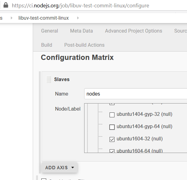 ci,libuv: decommission ubuntu1404-gyp-{32,64} · Issue #2174 · nodejs/build · GitHub
