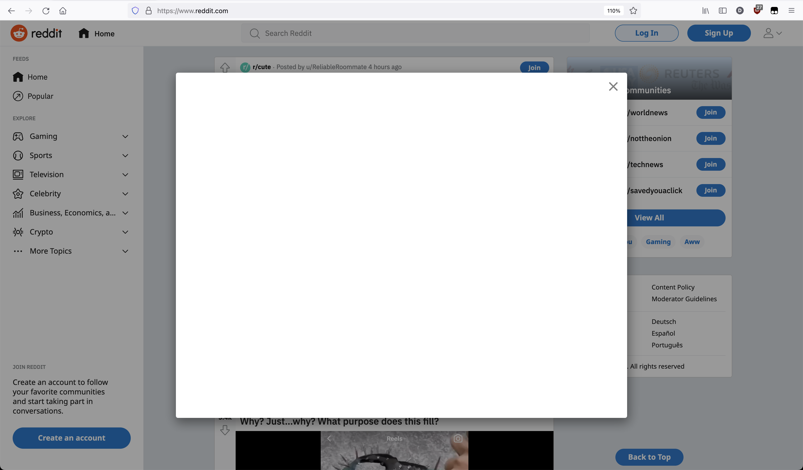 reddit.com: breakage · Issue #14349 · uBlockOrigin/uAssets · GitHub