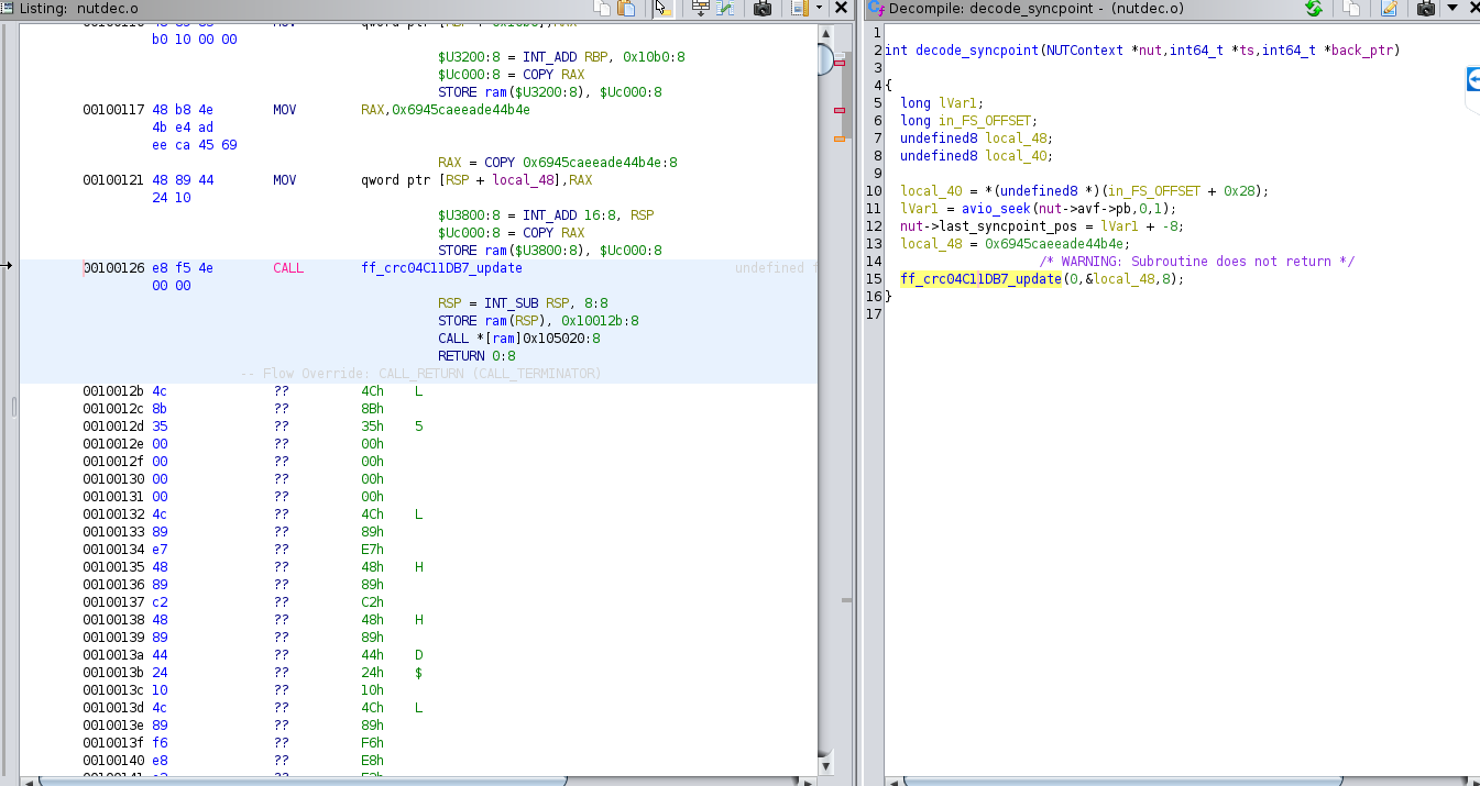 Pcode Disassemble Error Caused By Unsupported Elf Relocation · Issue 4859 