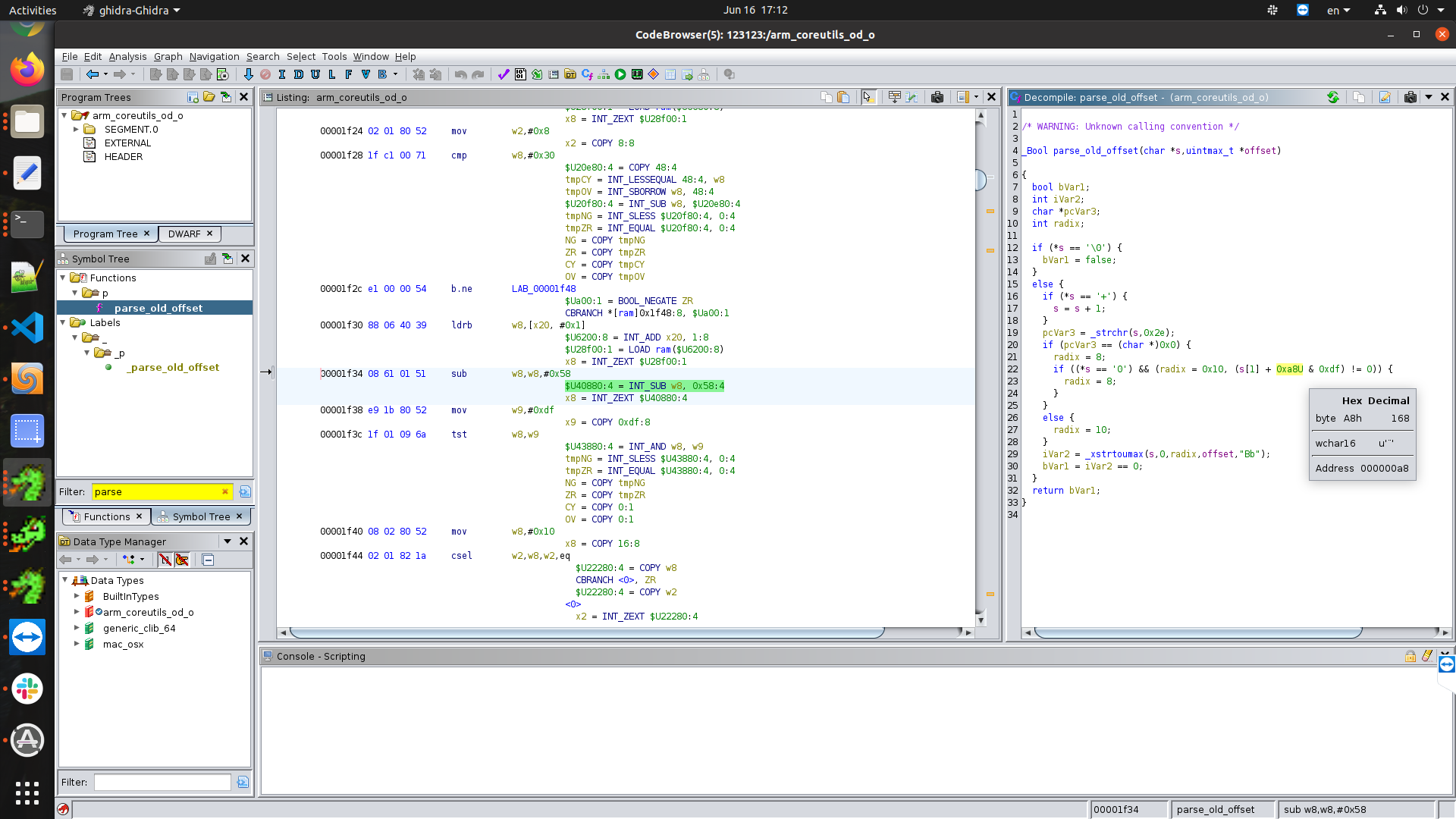 decompile "INT_SUB" as a addition because of added variable sign ...