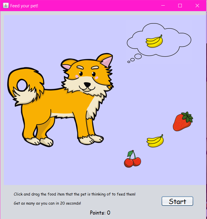 GitHub - TessaPeruzzi/PixelPets: A virtual pet game that allows users ...