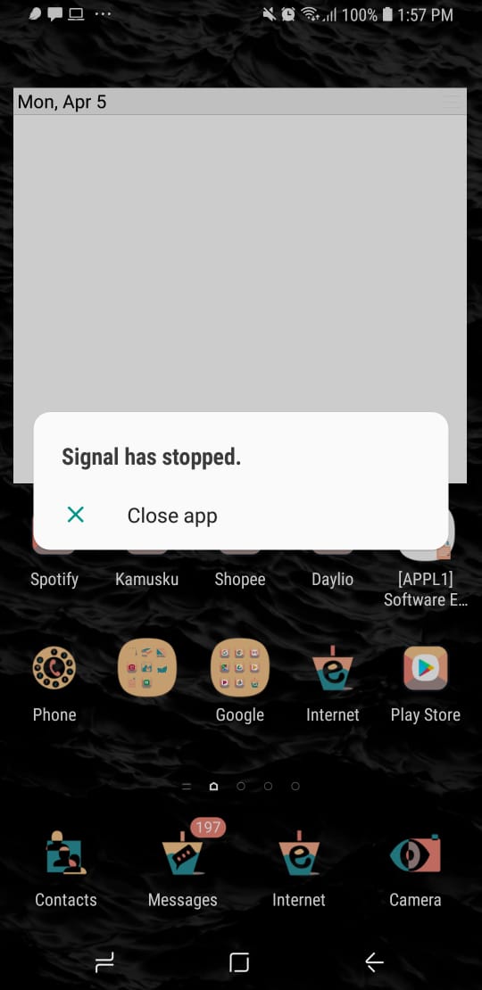 Signal Crash Whenever Create Or Opening Chat On Android 8 0 0 · Issue 11167 · Signalapp Signal