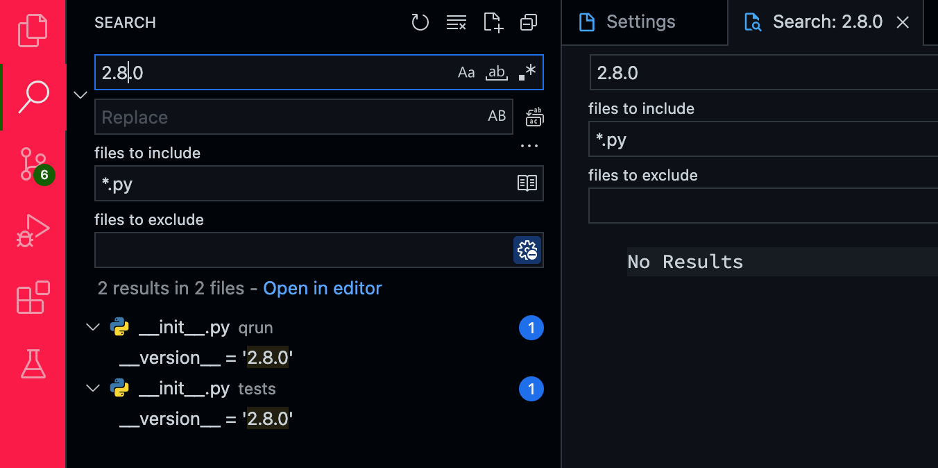 No Results in Search Editor · Issue #138785 · microsoft/vscode · GitHub