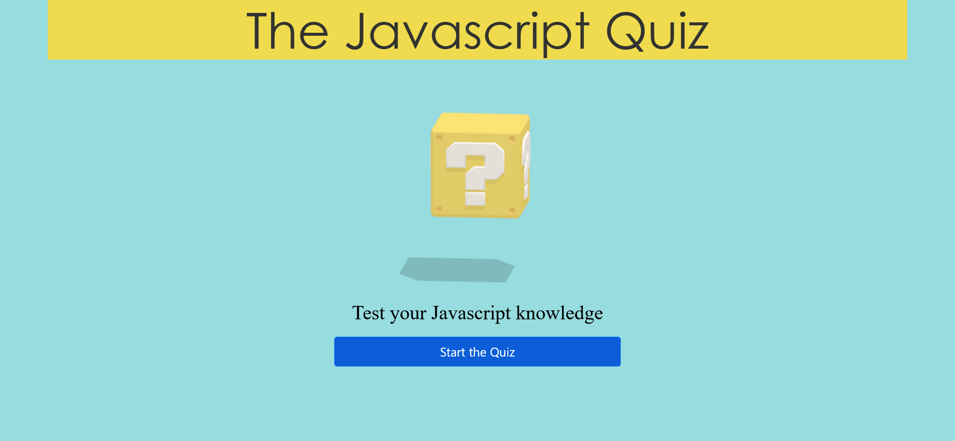 Github Gokul221quiz App Simple Javascript Quiz Page Using Html Css Javascript 
