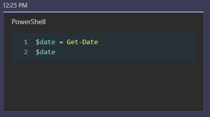 Content Copied from a Microsoft Teams Code Snippet is Pasted in Reverse ...