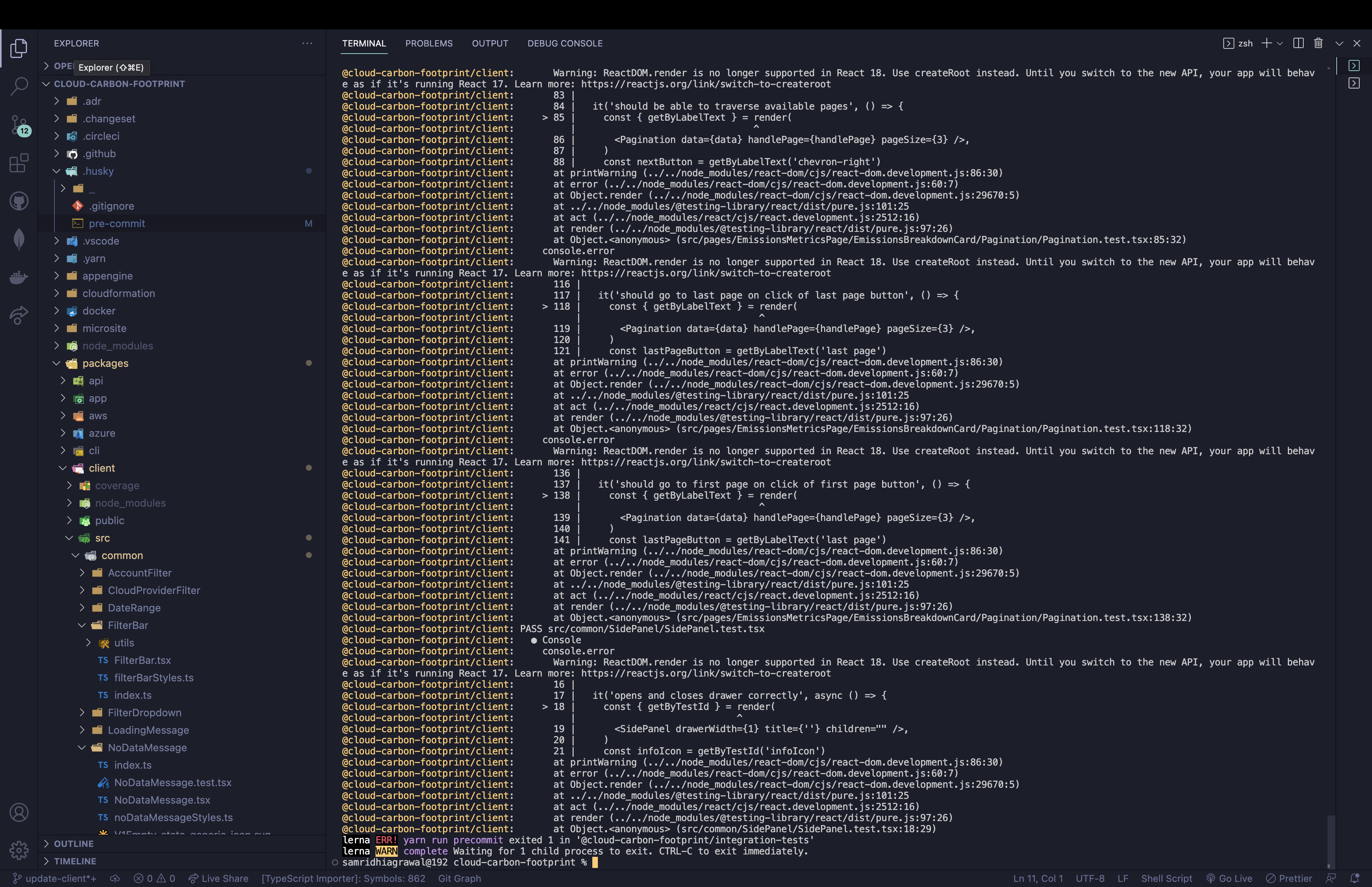 Upgrade Client to React 18 · Issue #813 · cloud-carbon-footprint/cloud-carbon-footprint · GitHub