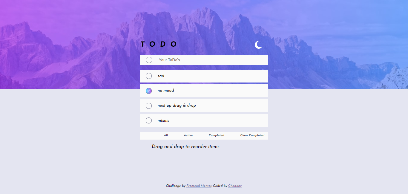 GitHub - ChaitanyaPattem/Todo-Web-App: Todo web app with light and night modes