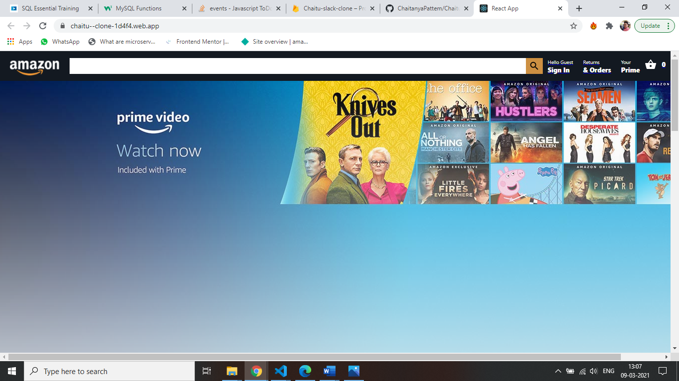 GitHub - ChaitanyaPattem/Chaitu-amazon-clone: Amazon clone website with full authentication