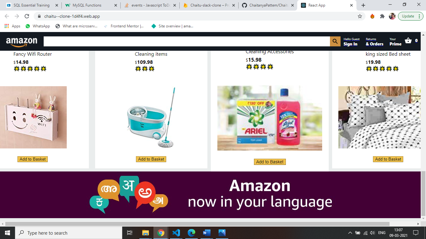 GitHub - ChaitanyaPattem/Chaitu-amazon-clone: Amazon clone website with ...