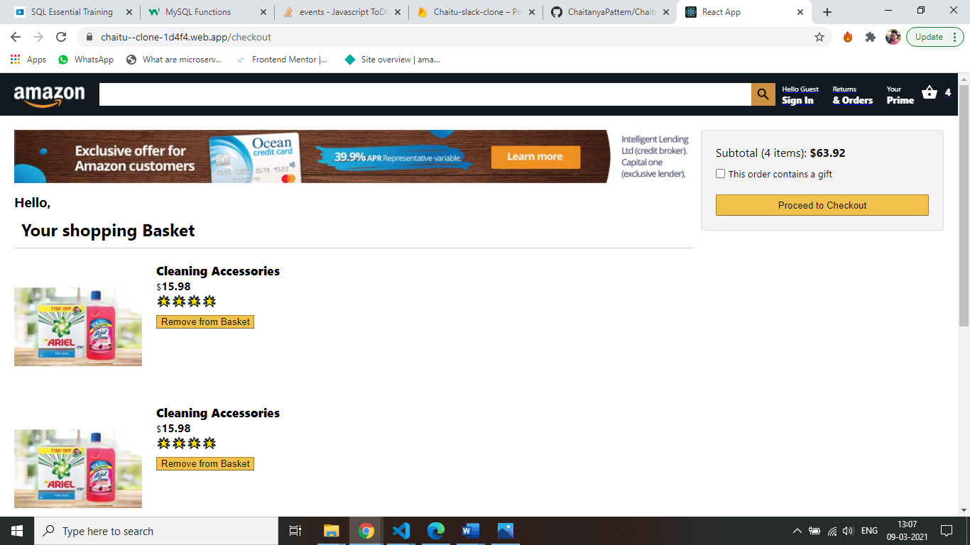 GitHub - ChaitanyaPattem/Chaitu-amazon-clone: Amazon clone website with full authentication