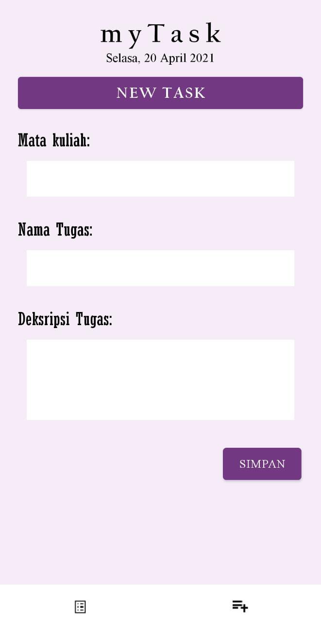 Github Pramestya Mytask V1 Aplikasi Reminder