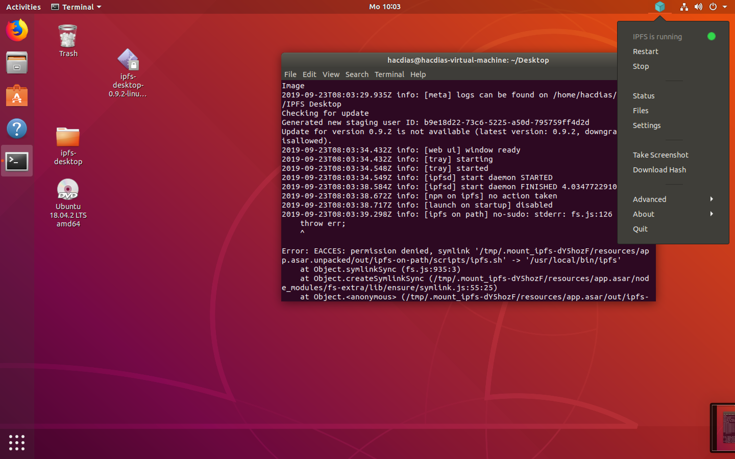 Unable to run AppImage · Issue #1136 · ipfs/ipfs-desktop · GitHub
