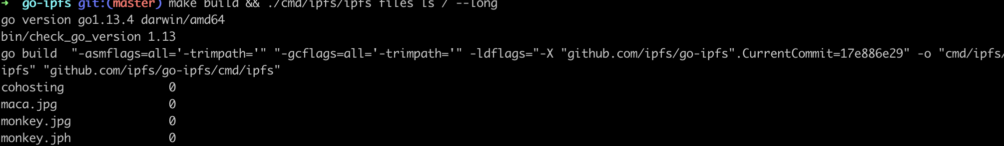 `ipfs Files Ls Long` Possibly Broken On Master · Issue 6788 · Ipfs Kubo · Github