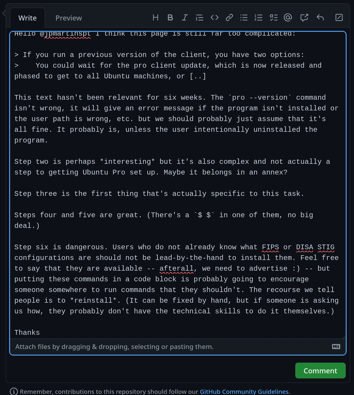 Forcibly scrolled to the bottom when entering a comment · community · Discussion #50773 · GitHub