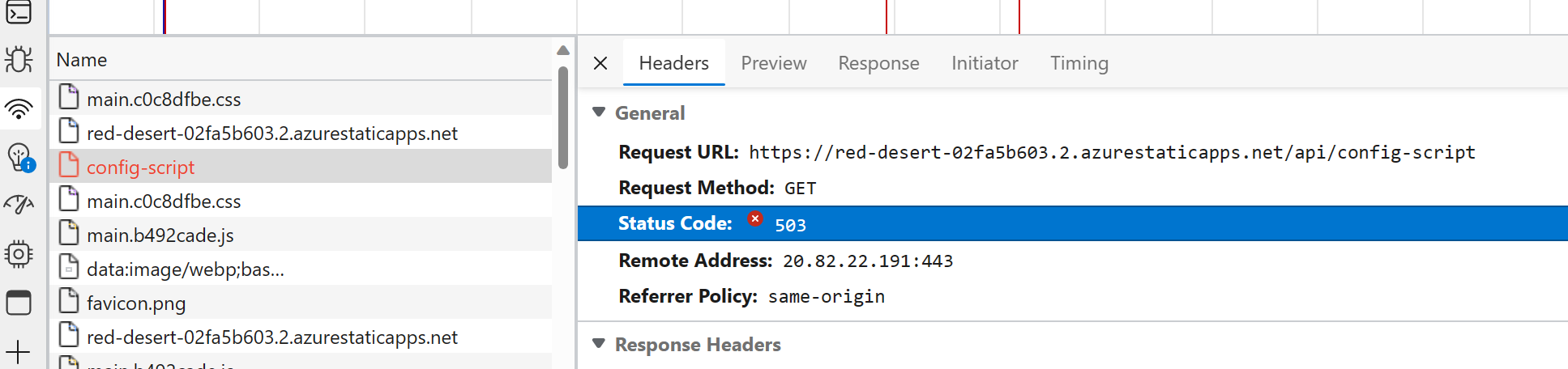 Instance is not woken up by Function Proxy (keeps returning 503) · Issue #940 · Azure/static-web ...
